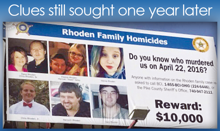 One year later, still no arrests in Rhoden family murders | People's ...