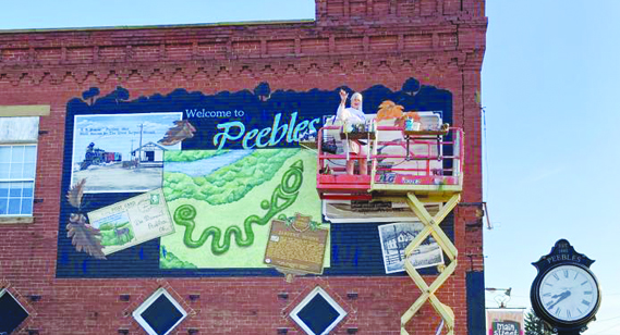 Mural featuring Peebles history is completed | People's Defender