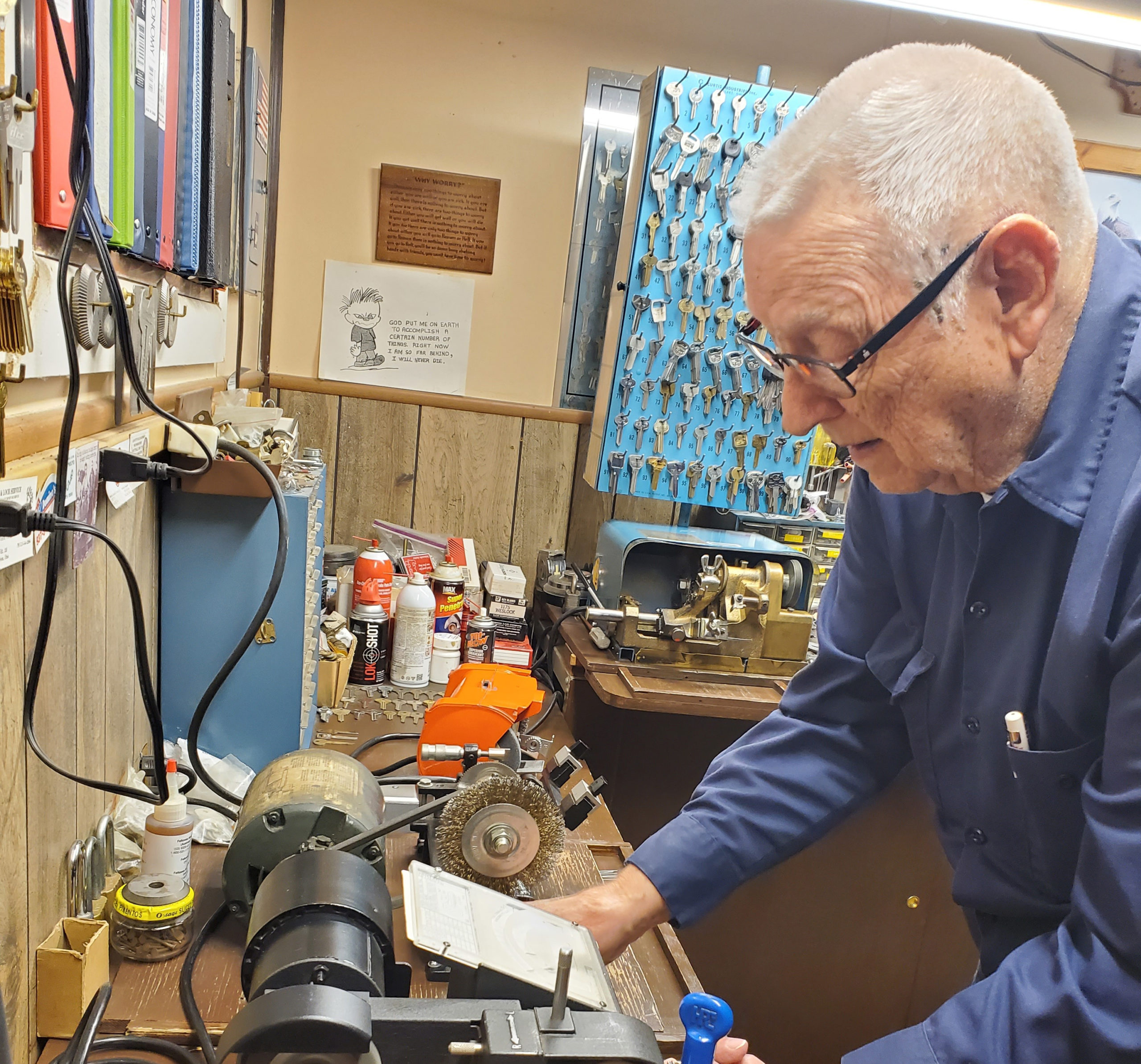 Trouble with a lock? Need a key? Cooper’s been the man in Adams County ...